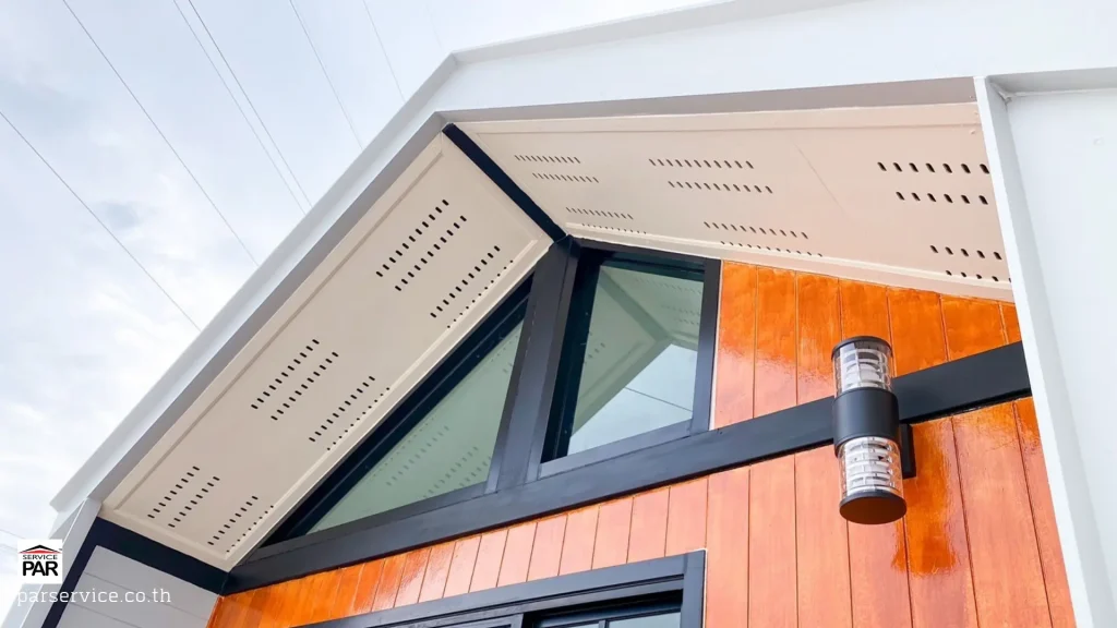 บ้านน็อคดาวน์ทรงนอร์ดิก ชั้นเดียว รุ่น M17 ติดตั้งที่ จ.นครราชสีมา | PARHOME