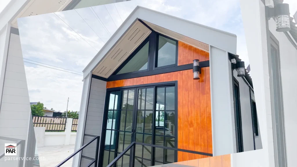 บ้านน็อคดาวน์ทรงนอร์ดิก ชั้นเดียว รุ่น M17 ติดตั้งที่ จ.นครราชสีมา | PARHOME